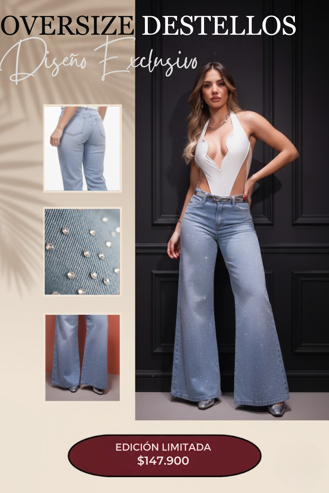 JEANS OVERSIDE DESTELLOS – Mi tienda